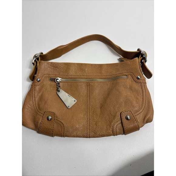 Via Spiga | Bags | Via Sipiga 0 Goat Leather Caramel Shoulder Bag ...